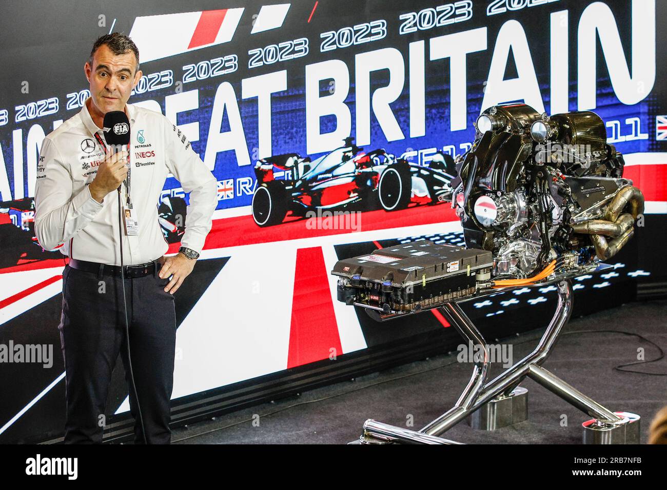 Silverstone, Royaume Uni. 08th July, 2023. Hywel Thomas Managing ...