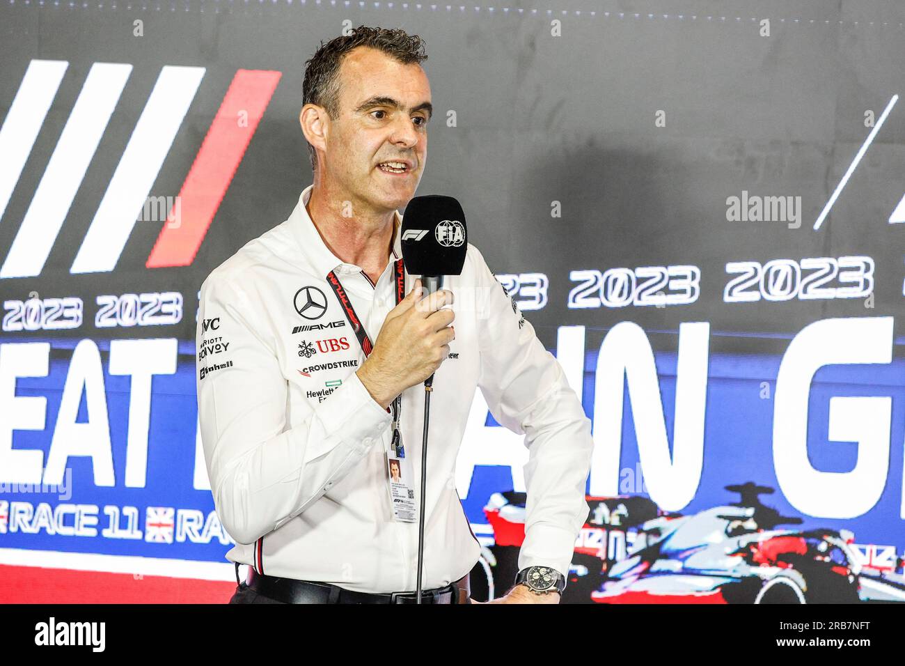 Silverstone, Royaume Uni. 08th July, 2023. Hywel Thomas Managing ...