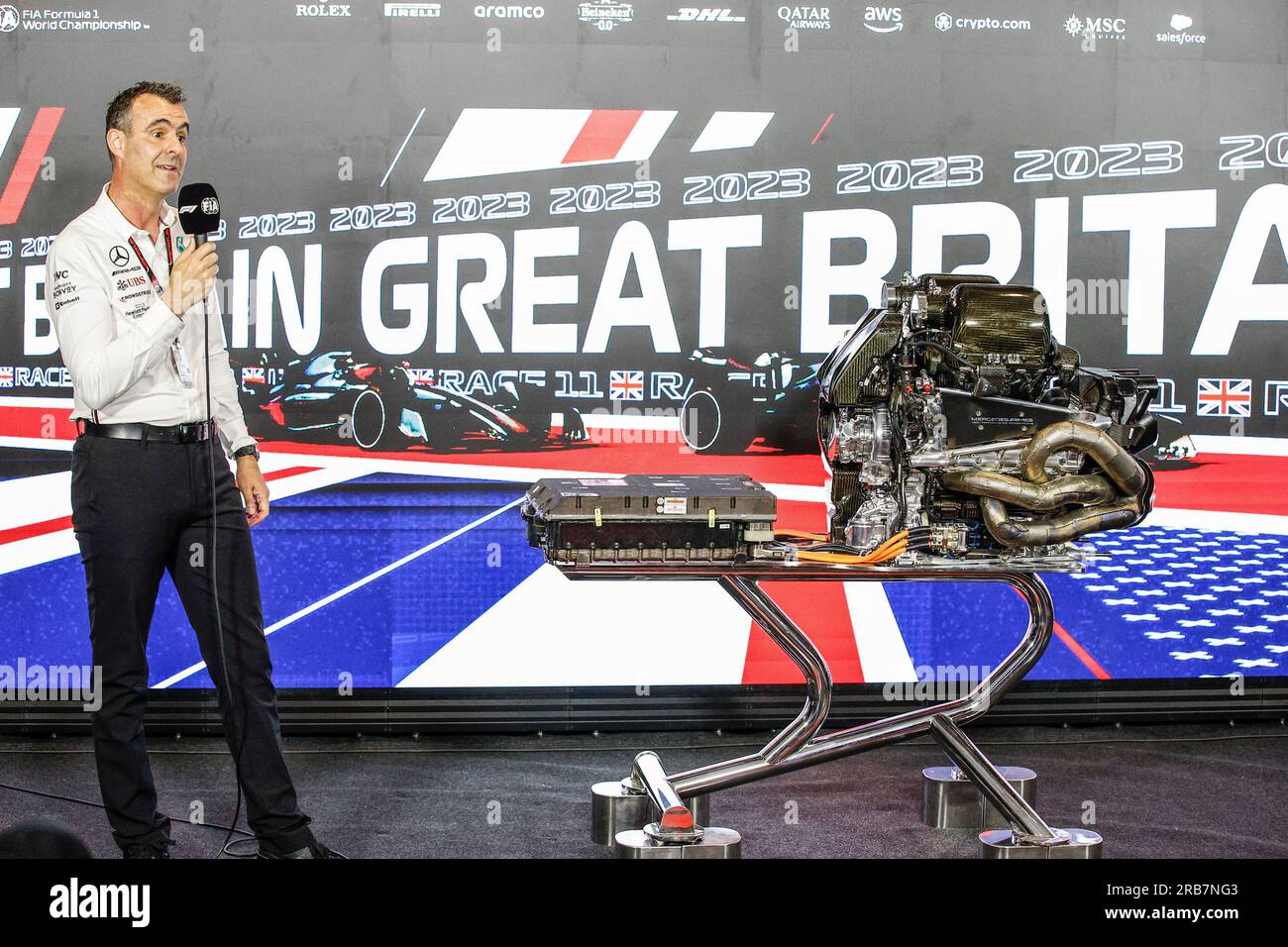 Silverstone, Royaume Uni. 08th July, 2023. Hywel Thomas Managing ...