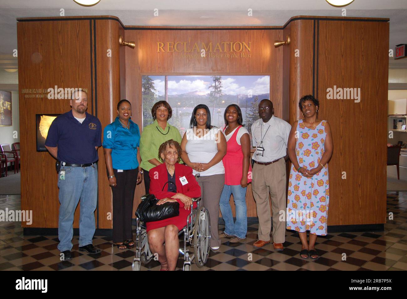 Visiting delegation at Main Interior meeting Bureau of Reclamation ...