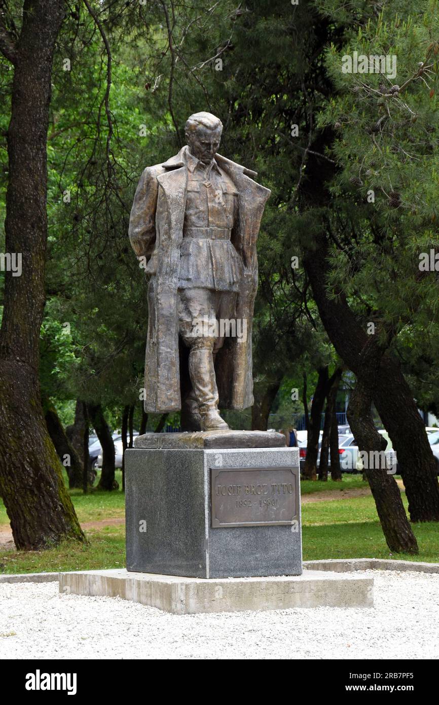 Bronze statue of Josip Broz Tito, Former President of the Socialist ...