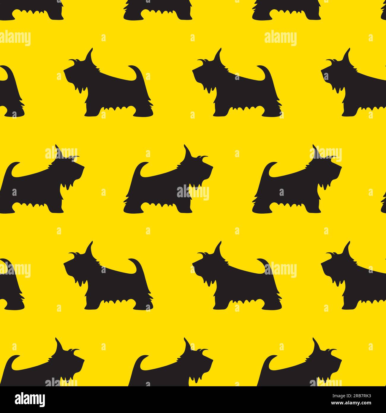 Long haired canine breed Stock Vector Images - Alamy