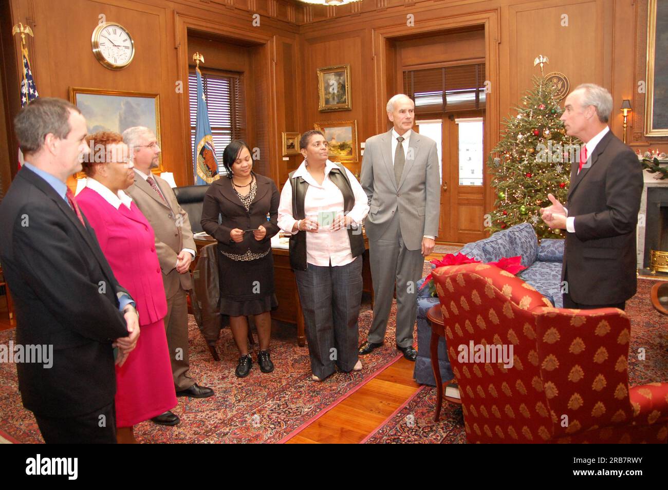 Secretary Dirk Kempthorne with Office of the Special Trustee for ...