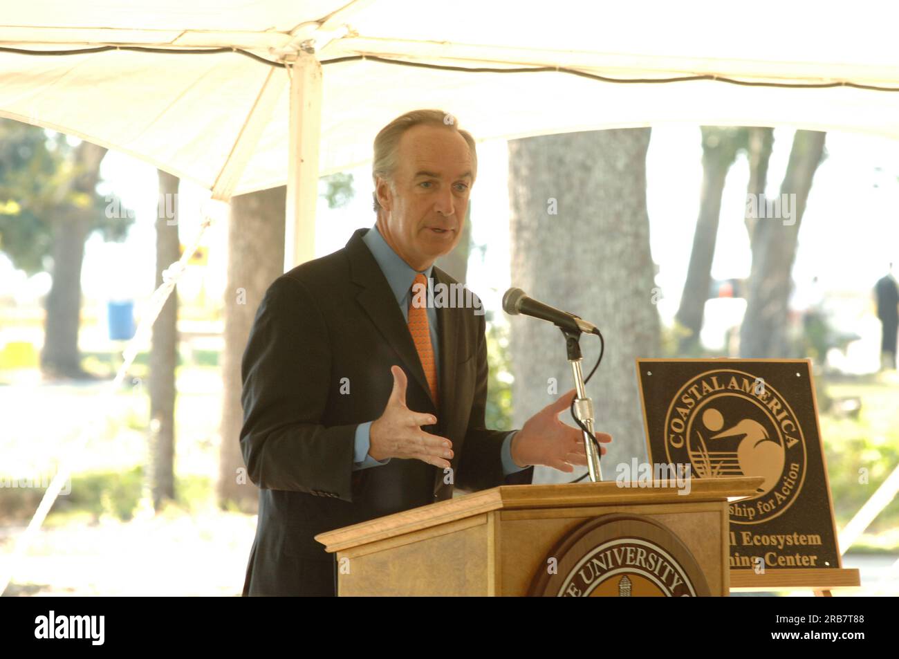 Visit of Secretary Dirk Kempthorne to Ocean Springs, Mississippi, where ...