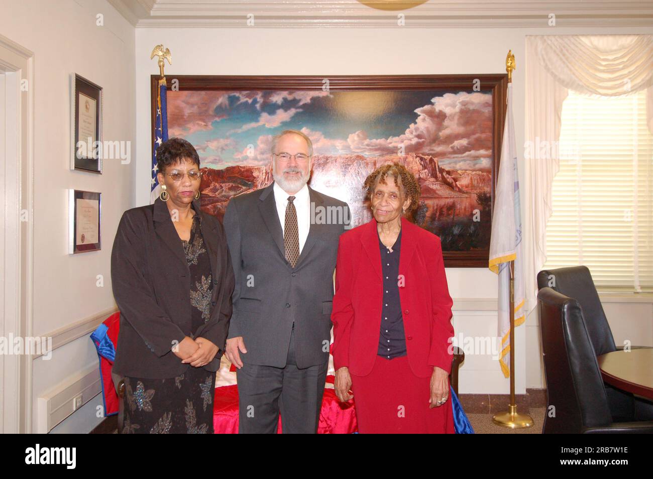 Visiting delegation at Main Interior meeting Bureau of Reclamation ...