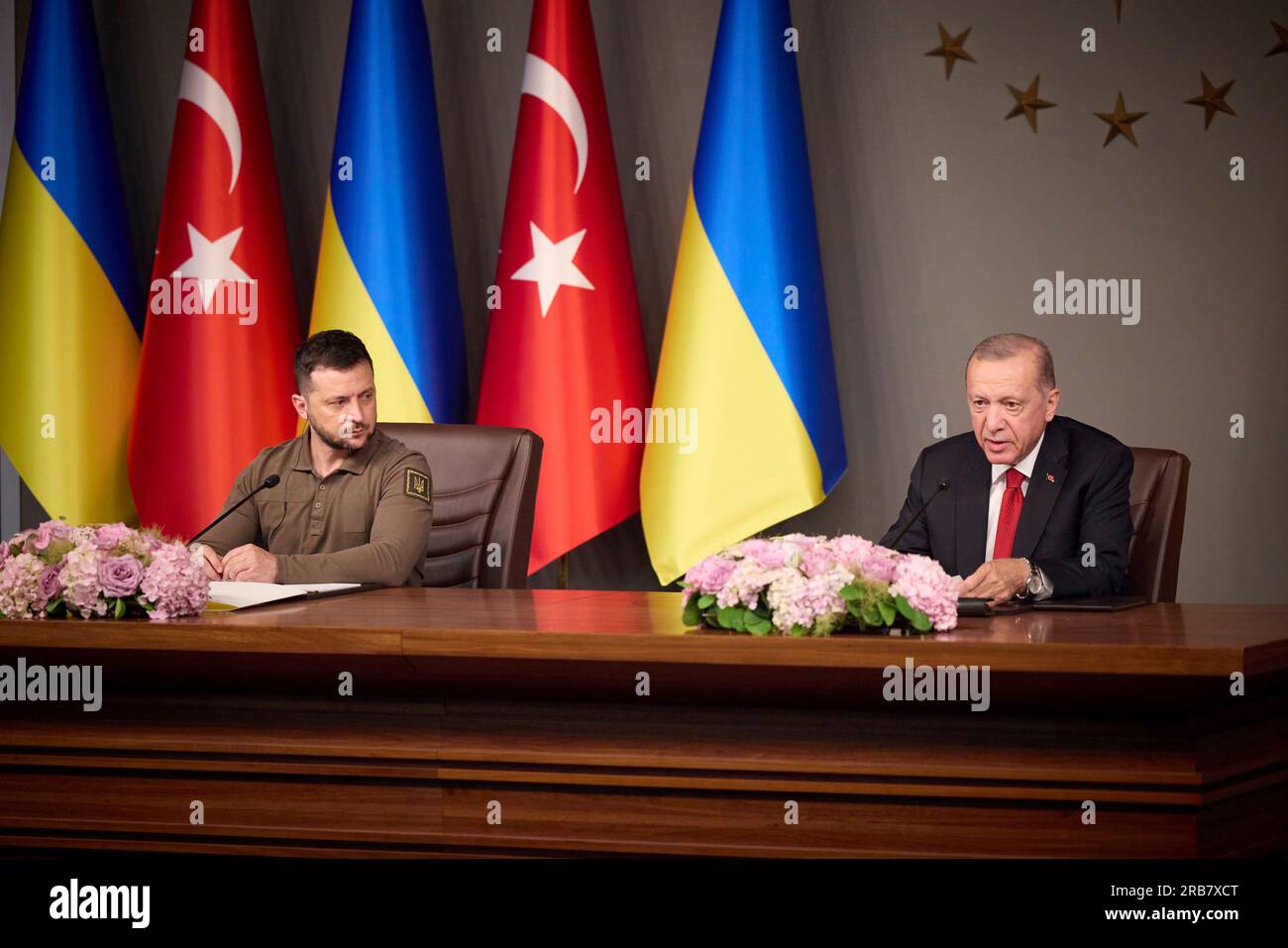 Istanbul, Turkey. 08th July, 2023. Turkish President Recep Tayyip ...