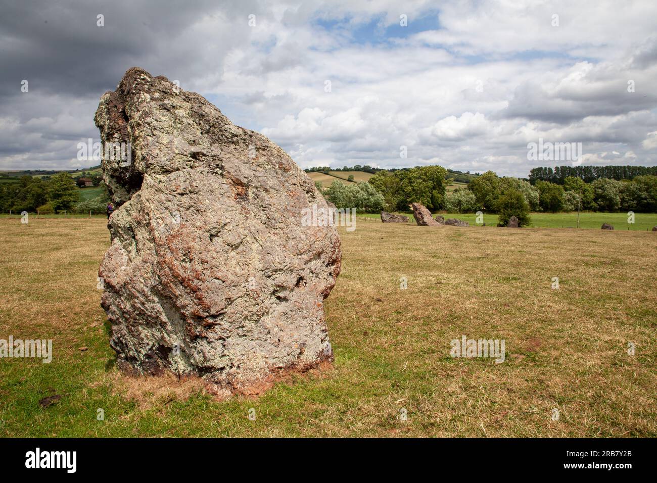Stanton Drew Stone Circles, Somerset Stock Photo - Alamy