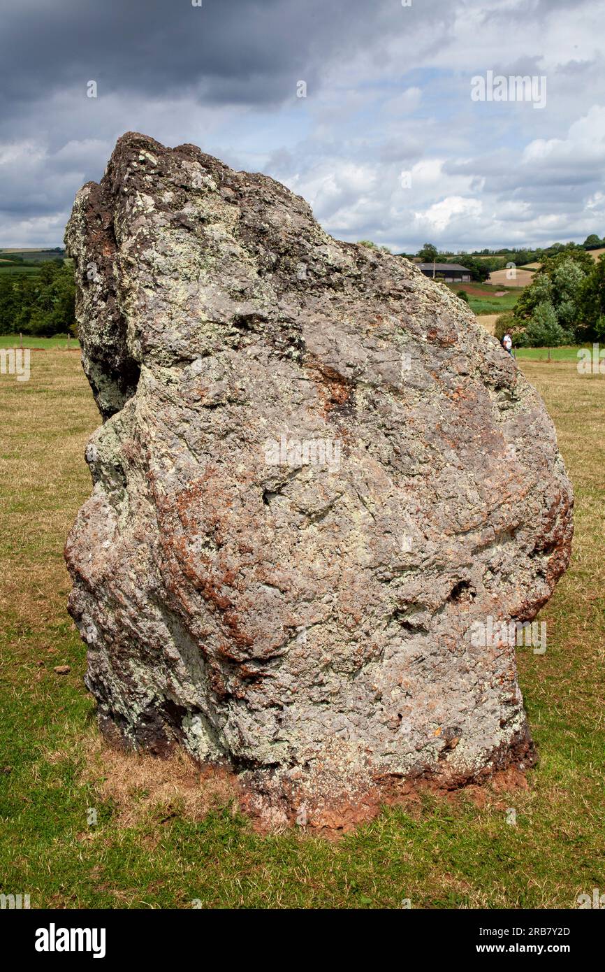 Somerset prehistoric standing stones hi-res stock photography and ...
