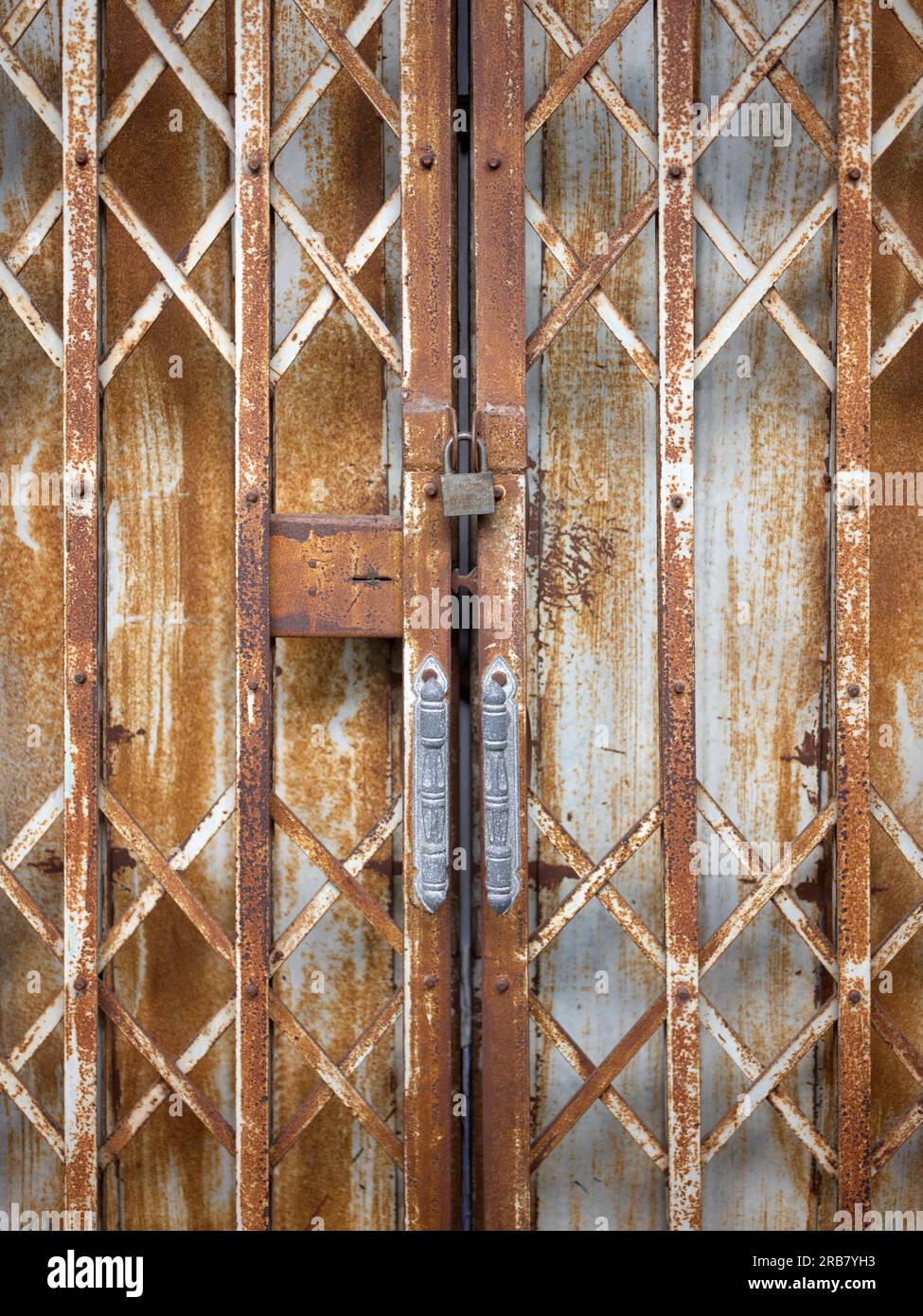 Sliding Metal Door Texture