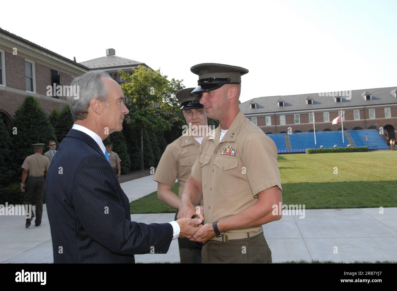 Visit of Secretary Dirk Kempthorne to the Marine Barracks, Washington ...
