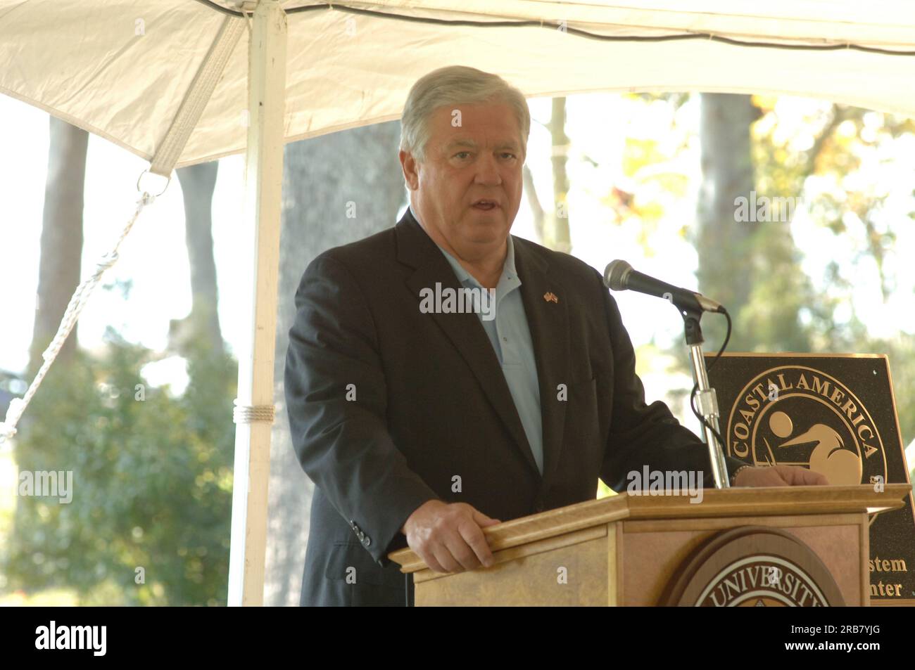 Visit of Secretary Dirk Kempthorne to Ocean Springs, Mississippi, where ...