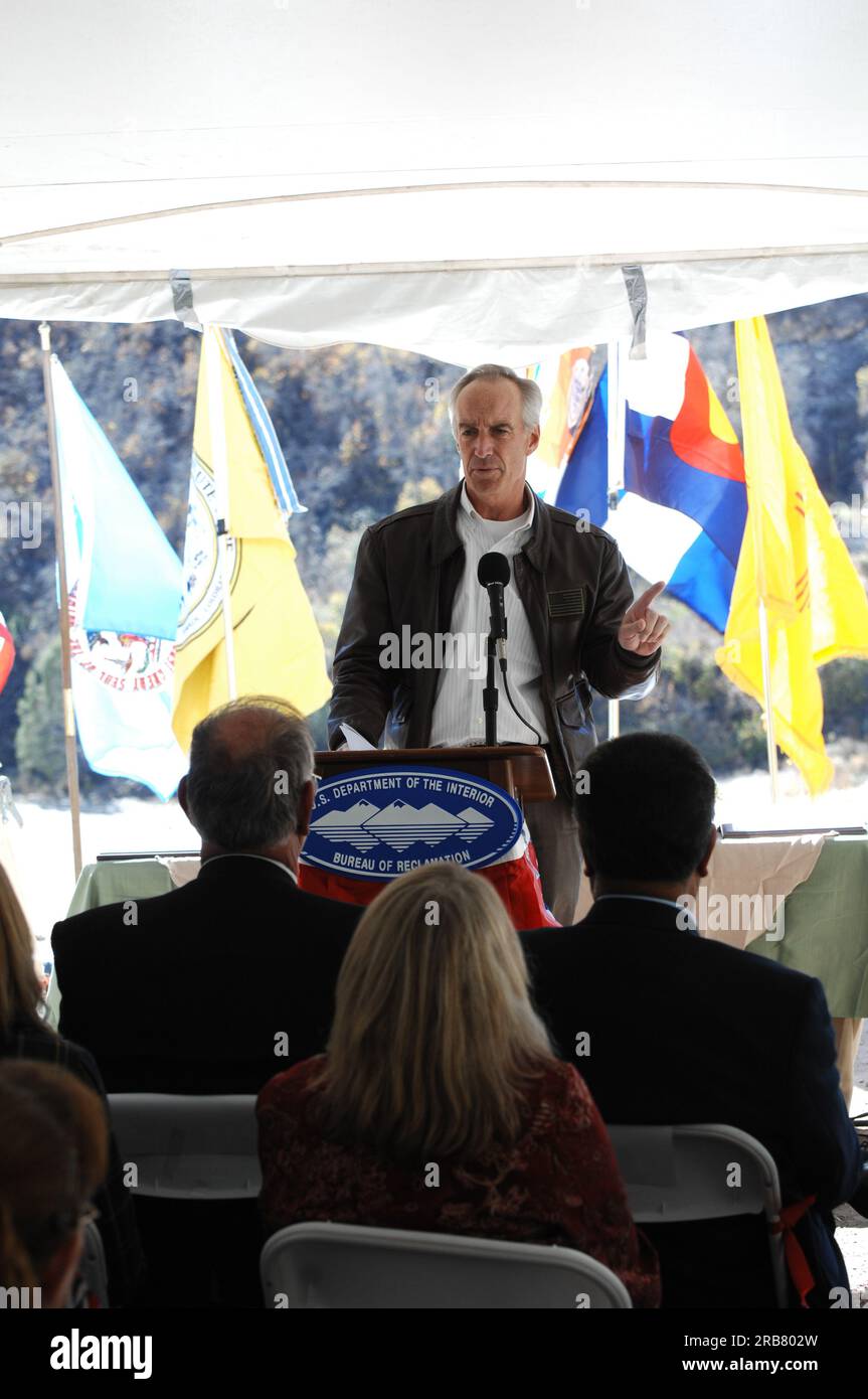Visit of Secretary Dirk Kempthorne to Durango, Colorado, for ...