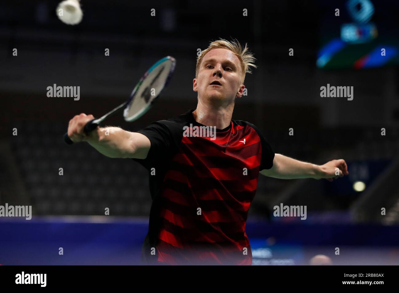 Tarnow, Slovenia. 26 June, 2023: Karl Kert of Estonia competes in the ...