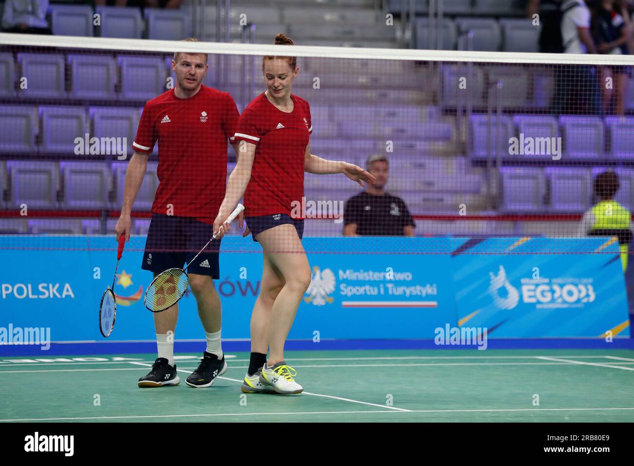 Tarnow, Slovenia. 26 June, 2023: Marcus Ellis and Lauren Smith of Great ...