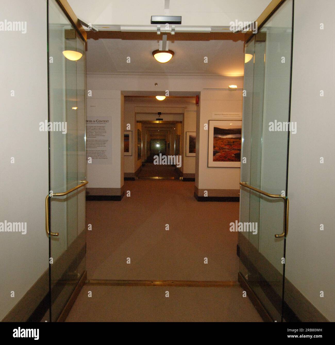 Interior Museum exhibits, viewing spaces Stock Photo - Alamy