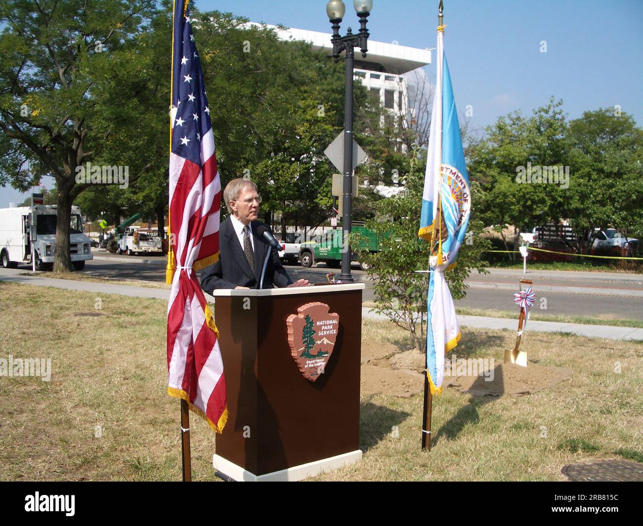 Tree planting ceremony, led by Deputy Assistant Secretary for Budget ...
