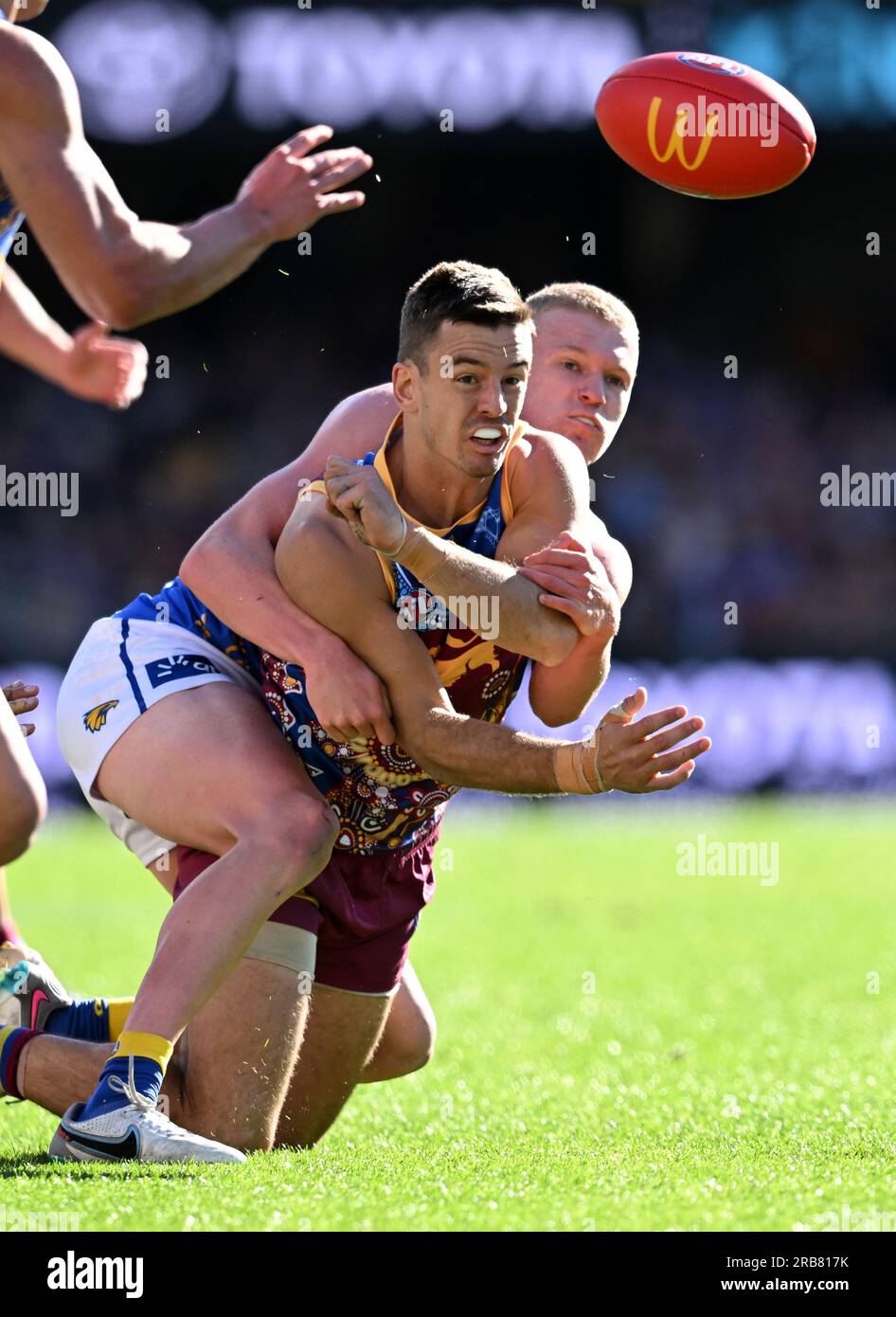 Brisbane, Australia. 08th July, 2023. Jarryd Lyons of the Lions in ...