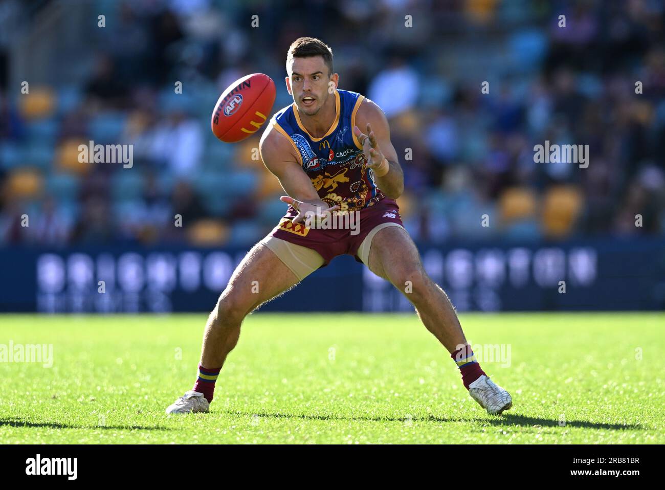 Brisbane, Australia. 08th July, 2023. Jarryd Lyons of the Lions in ...