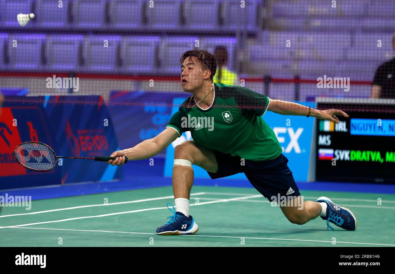 Tarnow, Slovenia. 26 June, 2023: Nhat Nguyen of Ireland competes in the ...