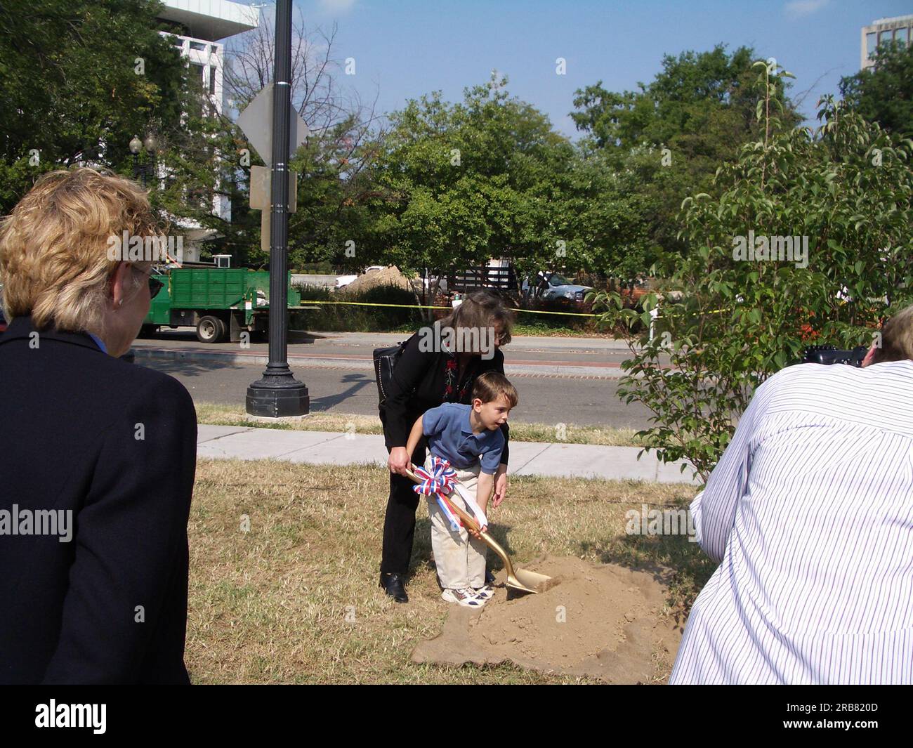 Tree planting ceremony, led by Deputy Assistant Secretary for Budget ...