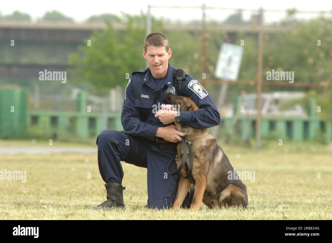 Law enforcement canine exercises on the occasion of the U.S. Park Police "K-9 Graduation Stock ...