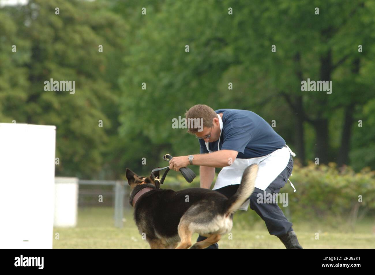 Law enforcement canine exercises on the occasion of the U.S. Park ...