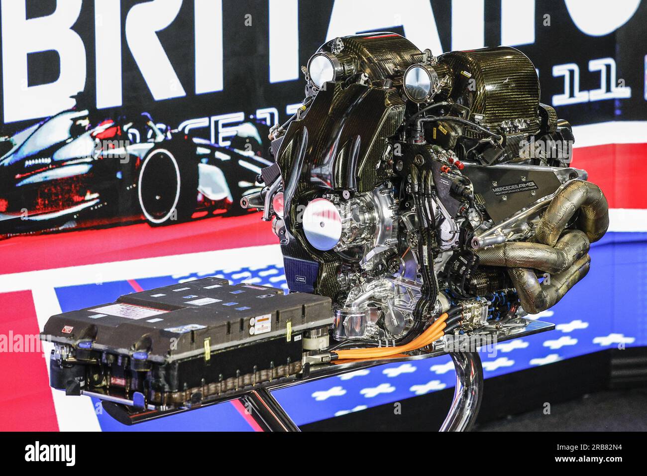 Silverstone, UK. 08th July, 2023. Mercedes AMG F1 Team W14, mechanical ...