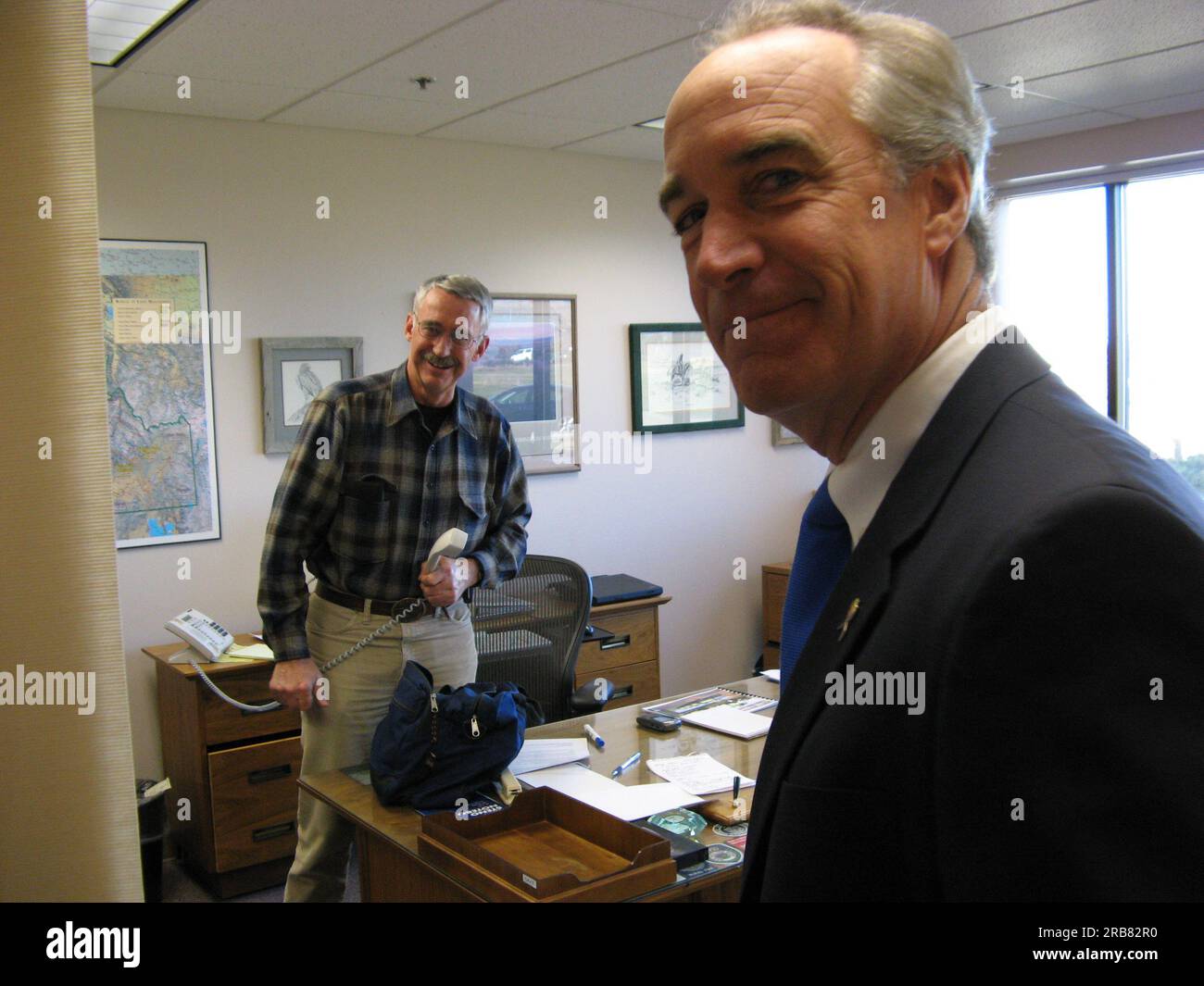 Secretary Dirk Kempthorne visiting Department facilities, staff in ...