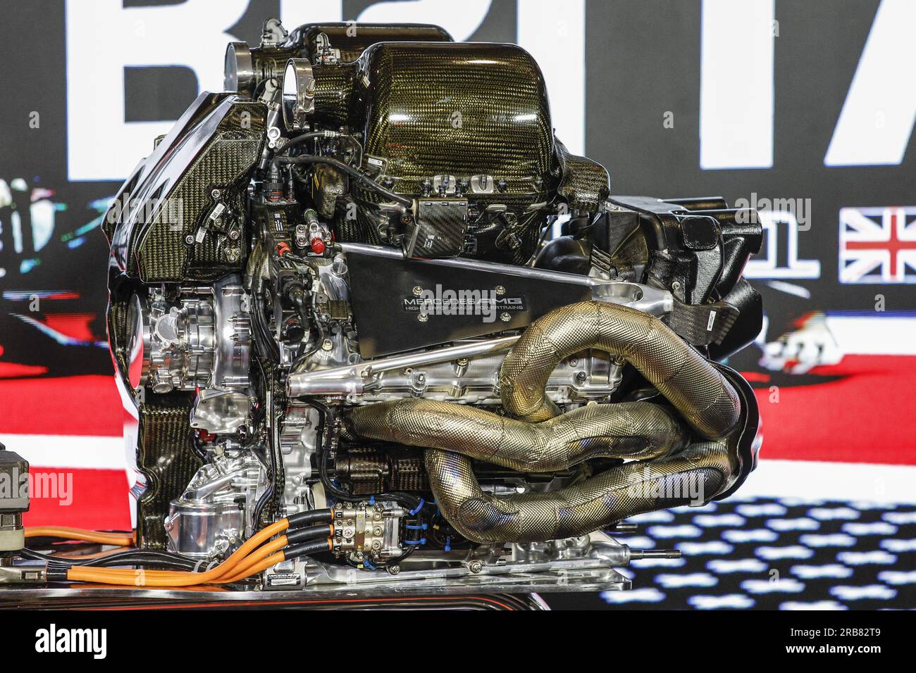 Silverstone, UK. 08th July, 2023. Mercedes AMG F1 Team W14, mechanical ...