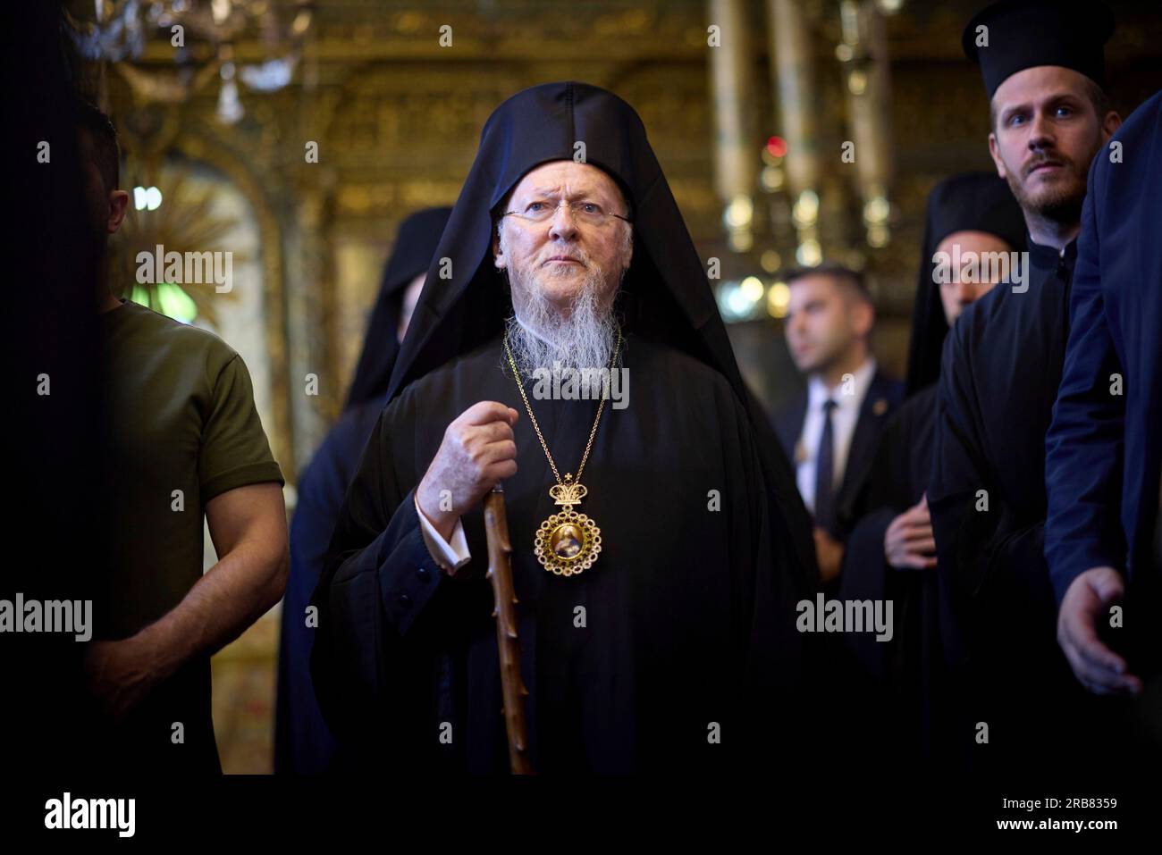 Istanbul, Turkey. 08th July, 2023. Bartholomew I of Constantinople ...