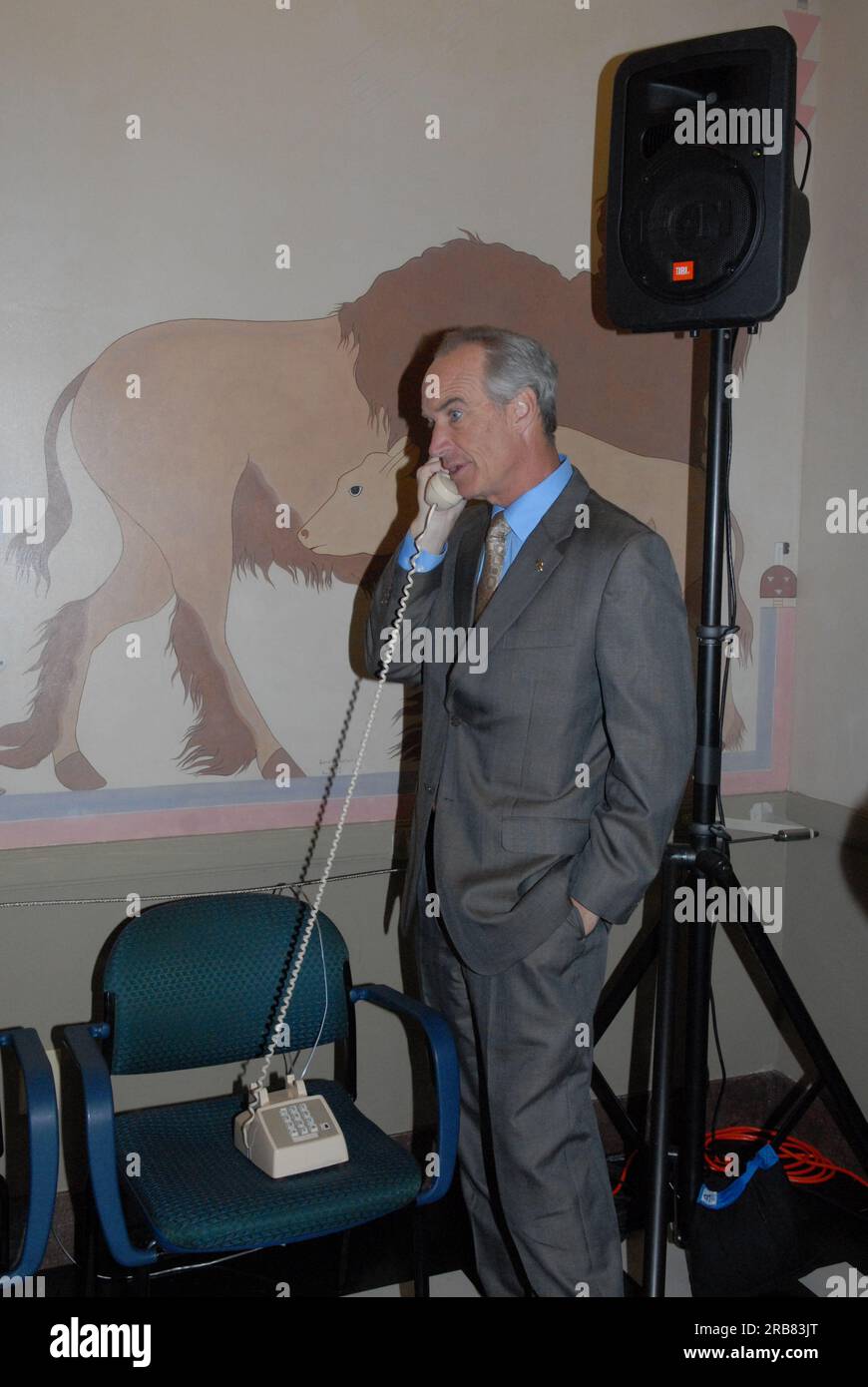 Signing ceremony, at Main Interior, for the annual funding agreement ...
