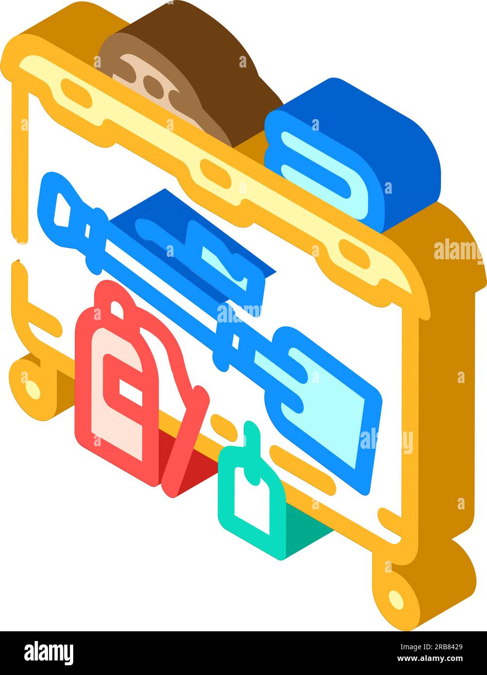 oil spill response kit petroleum engineer isometric icon vector ...