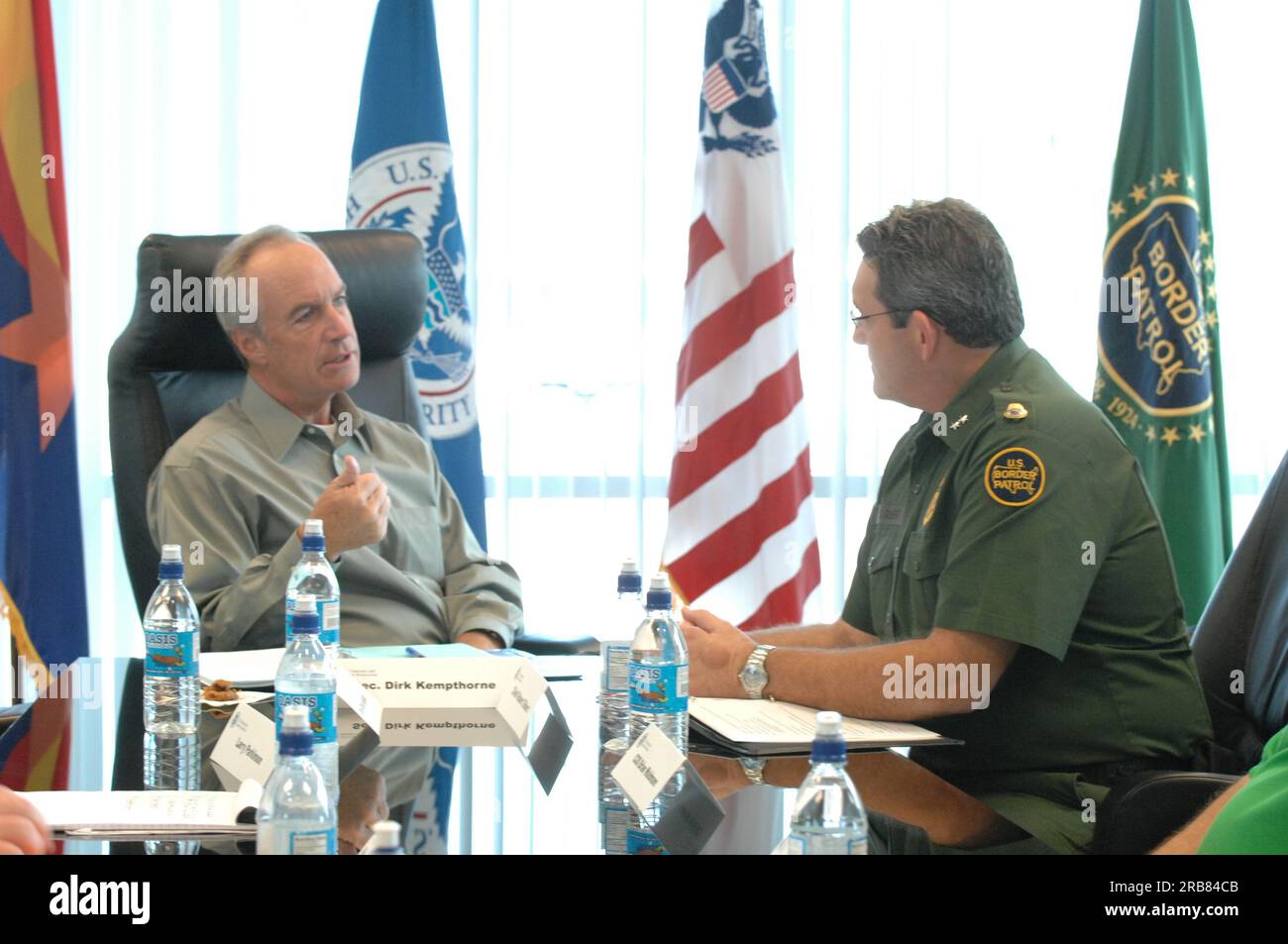 Visit of Secretary Dirk Kempthorne to Pima County, Arizona's border ...