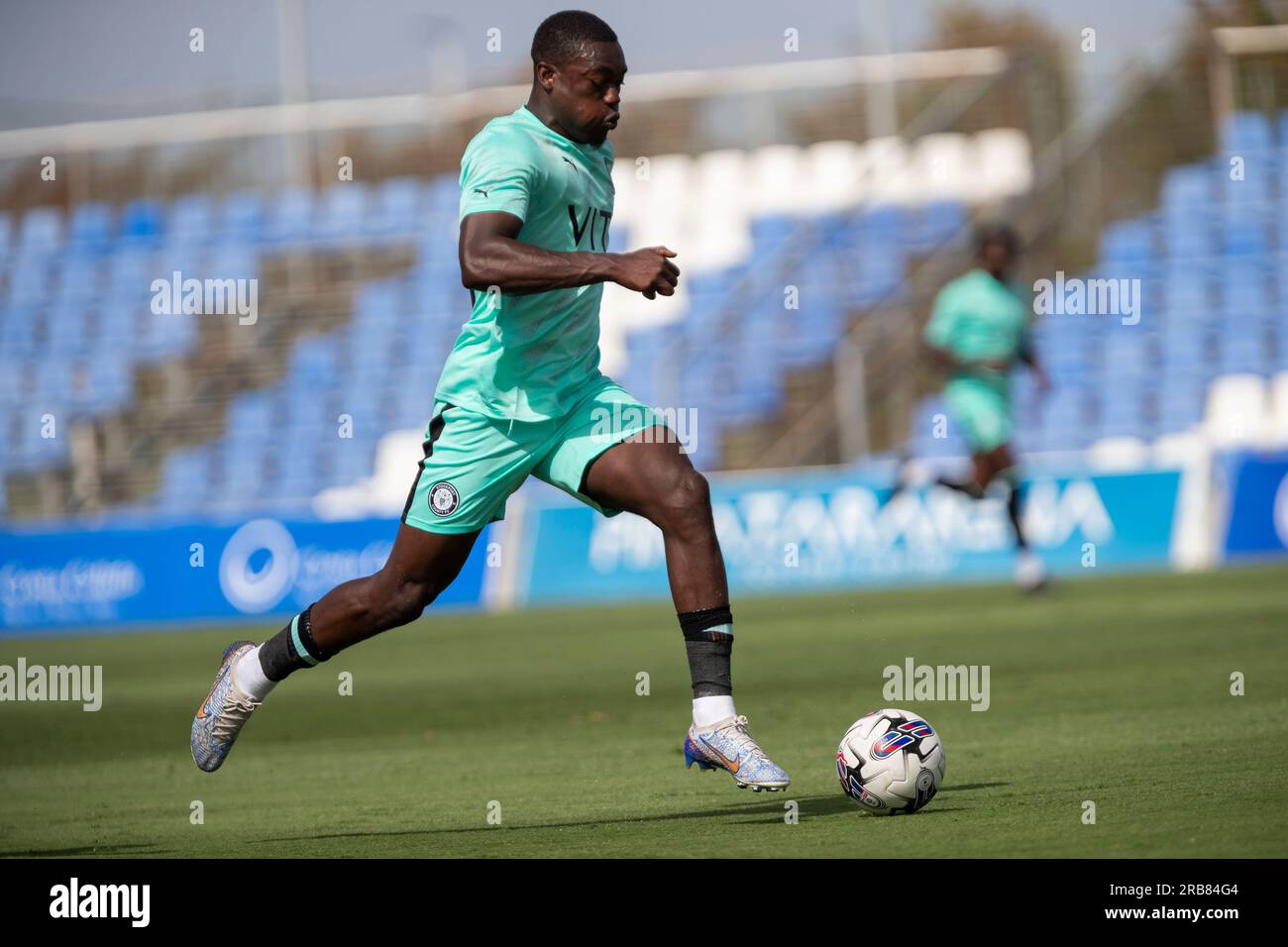 OLAOFE ISAAC, look during the match, Stockport county vs Licoln City FC ...