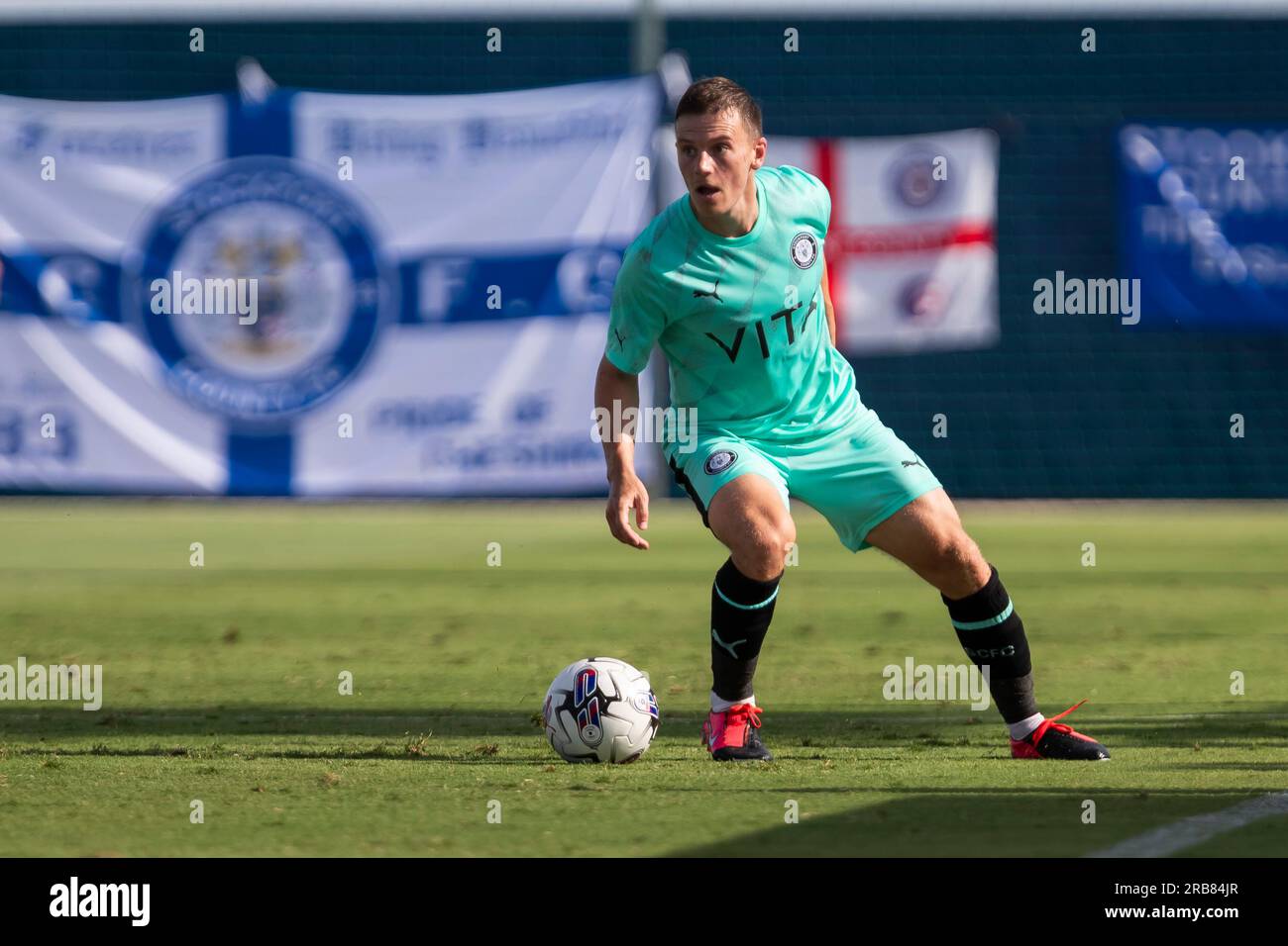 look during the match, Stockport county vs Licoln City FC, Men ...