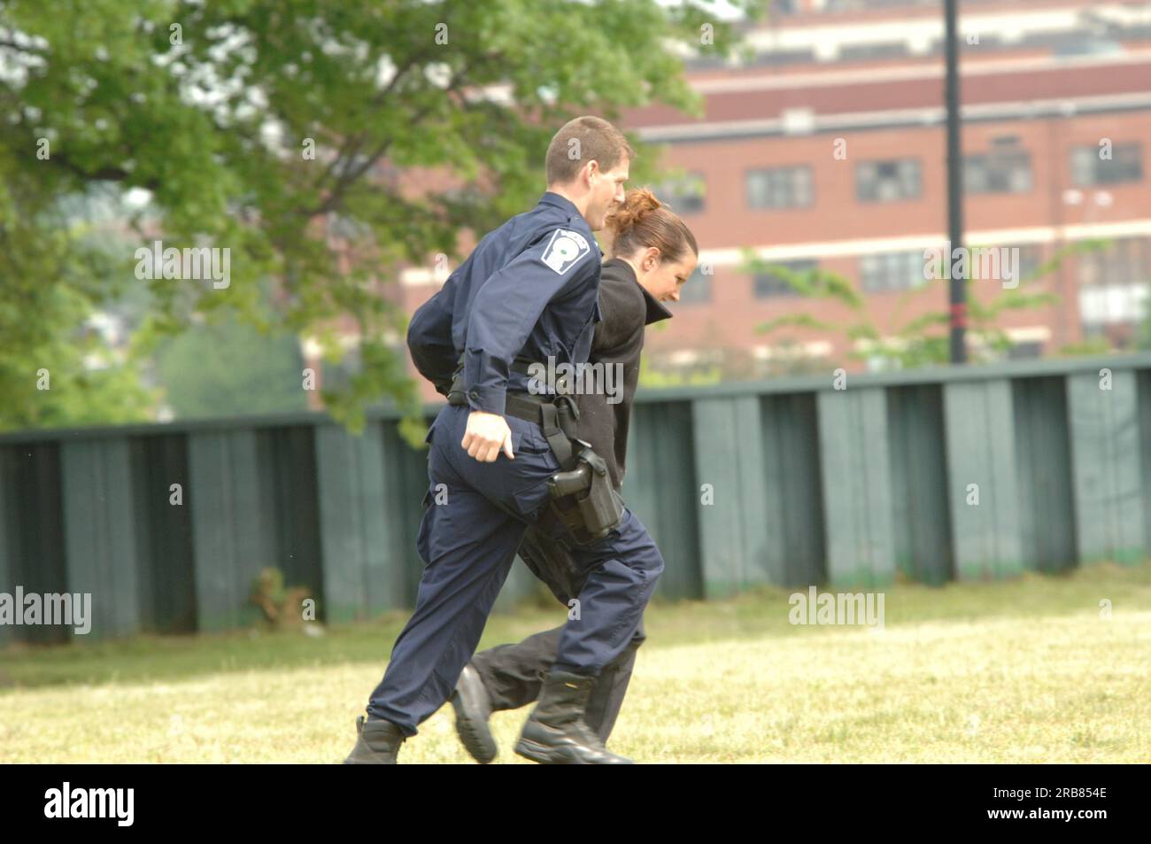 Law enforcement canine exercises on the occasion of the U.S. Park ...