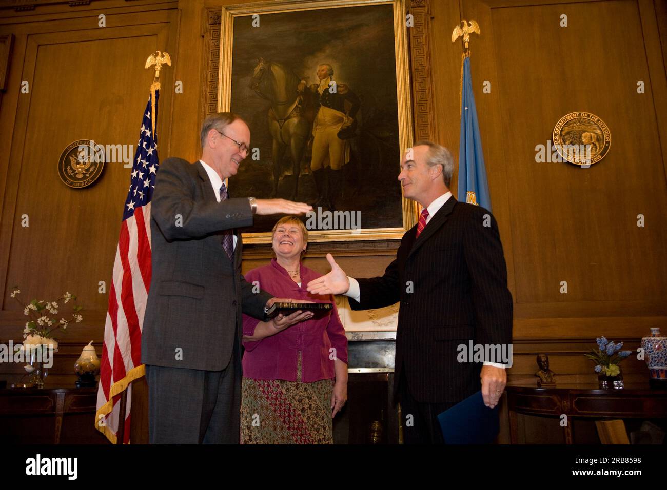 Swearing-in ceremony for Brent Wahlquist as Director of the Office of ...