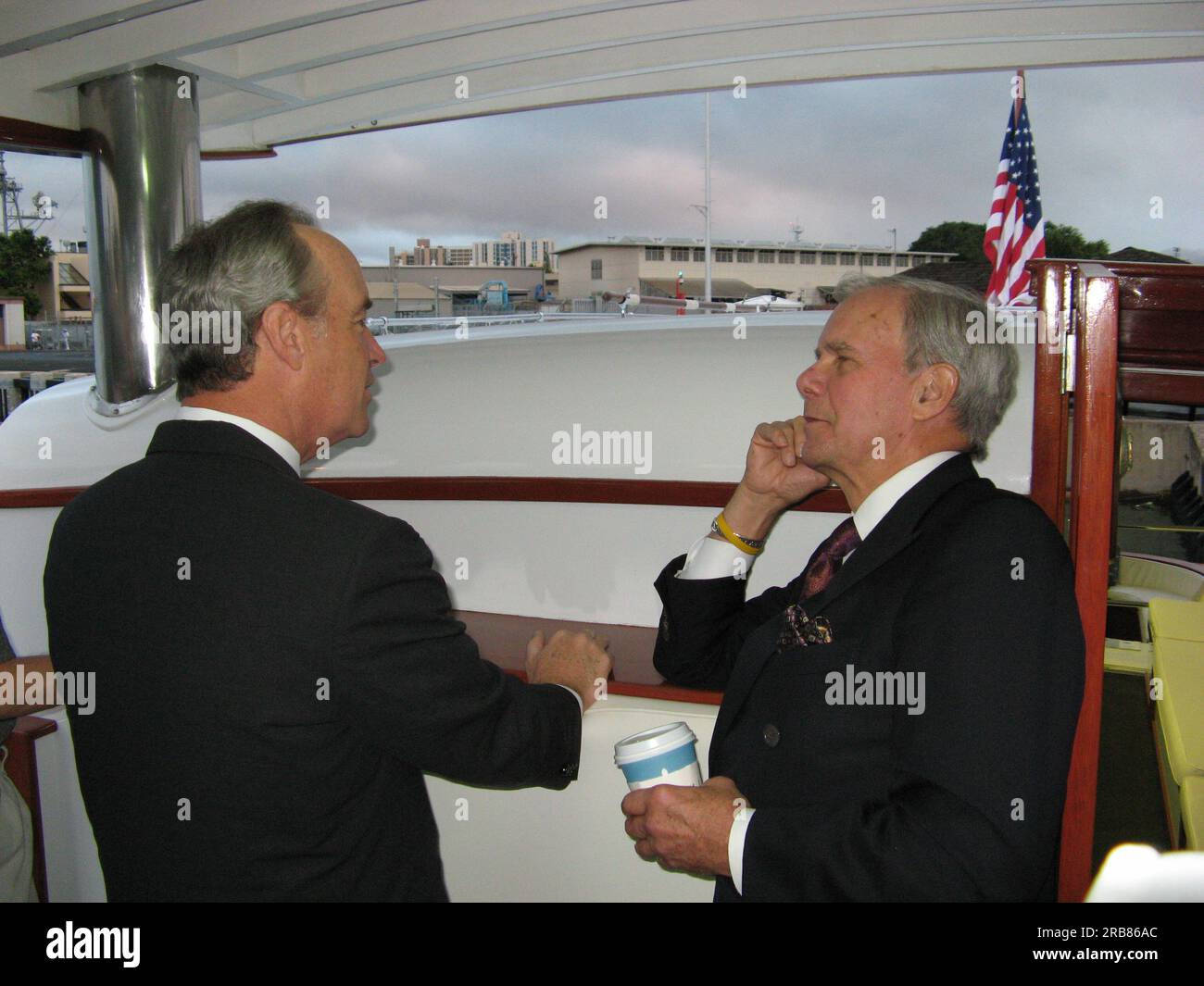 Visit of Secretary Dirk Kempthorne and aides to Pearl Harbor, Honolulu, Hawaii for commemorative ...