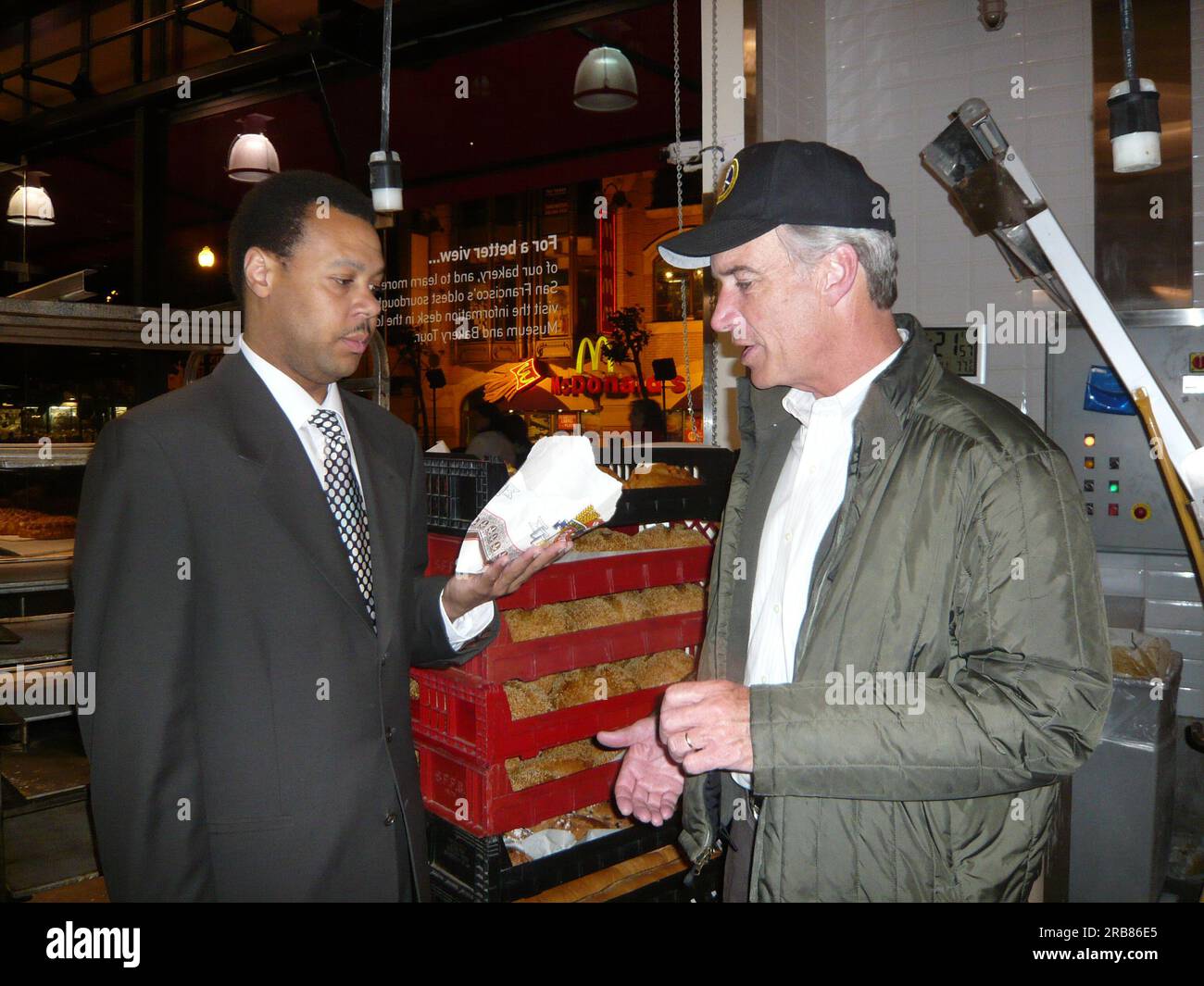 Secretary Dirk Kempthorne and aides touring San Francisco, the Golden ...