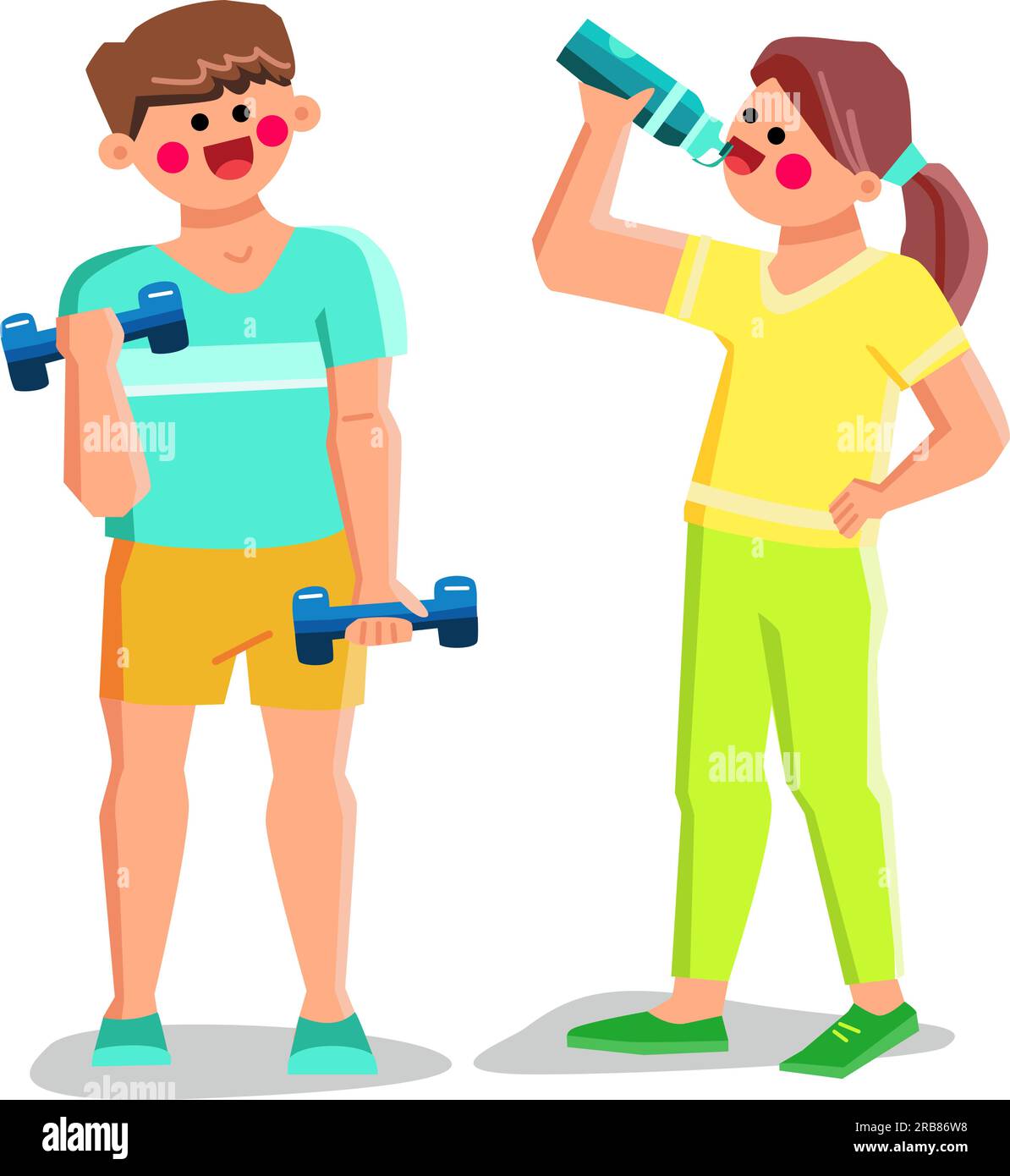 child kid gym vector Stock Vector Image & Art - Alamy