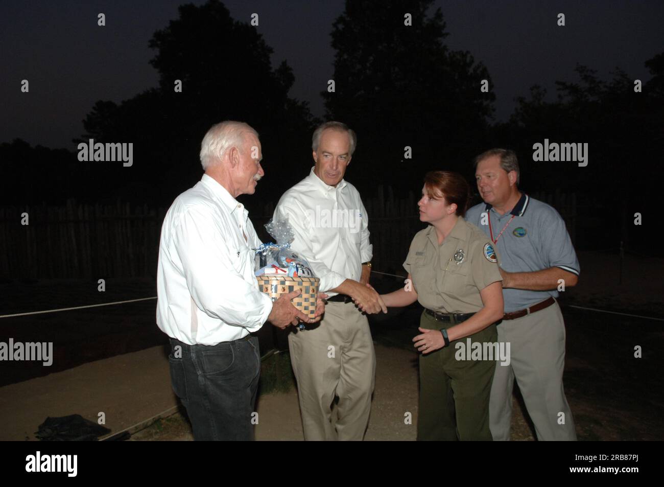 Visit of Secretary Dirk Kempthorne to Williamsburg, Virginia, for ...