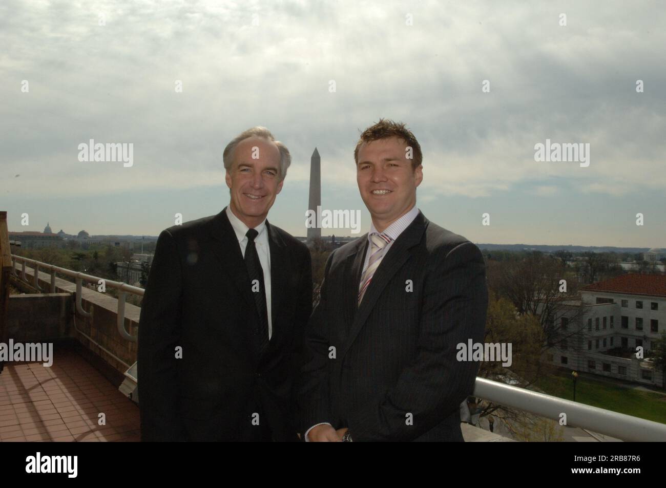 Secretary Dirk Kempthorne meeting at Main Interior with Gary Fahey ...