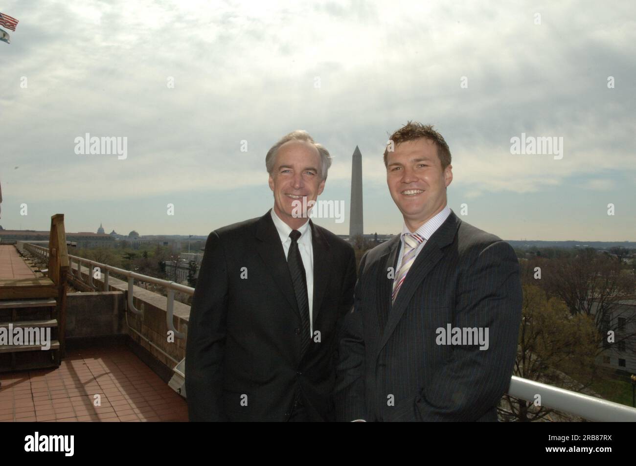 Secretary Dirk Kempthorne meeting at Main Interior with Gary Fahey ...