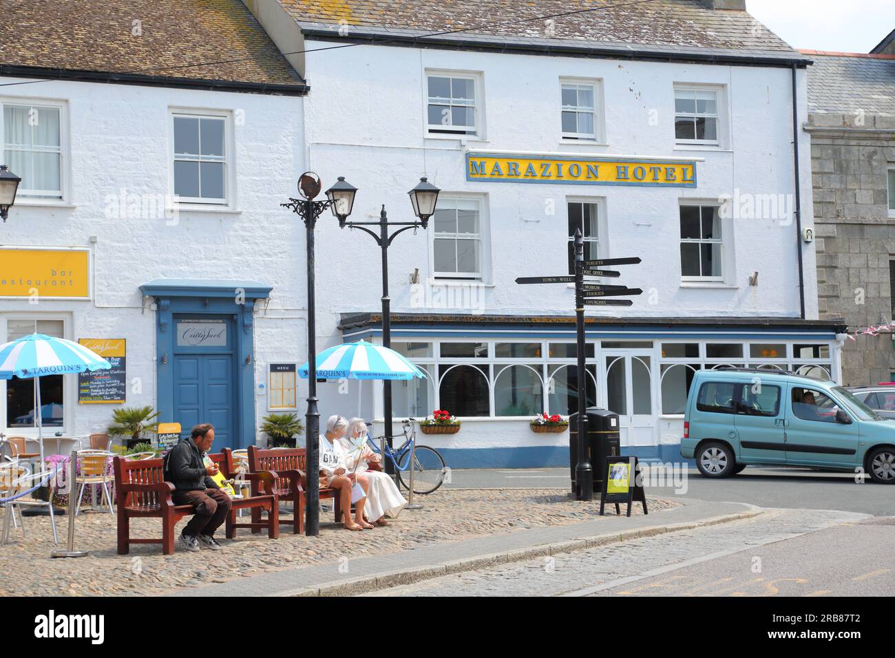 Marazion village cornwall england hi-res stock photography and images ...
