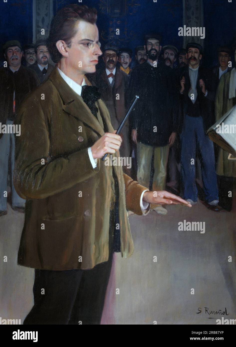 RUSIÑOL , SANTIAGO. PINTOR Y ESCRITOR ESPAÑOL . BARCELONA 1861 - 1931 ...