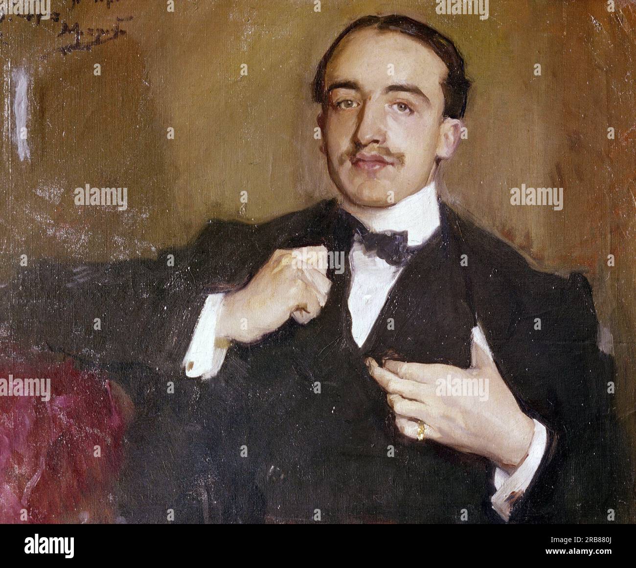 JOSE MARIA RODRIGUEZ ACOSTA. PINTOR ESPAÑOL 1878-1941. RETRATO POR JOSE ...