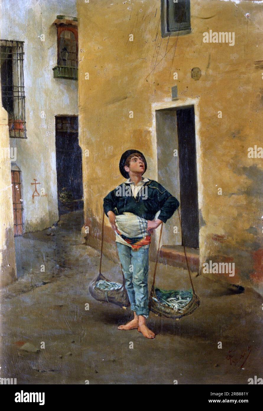 RUIZ BLASCO , JOSE. PINTOR ESPAÑOL .1838-1913. PADRE DE PABLO RUIZ ...