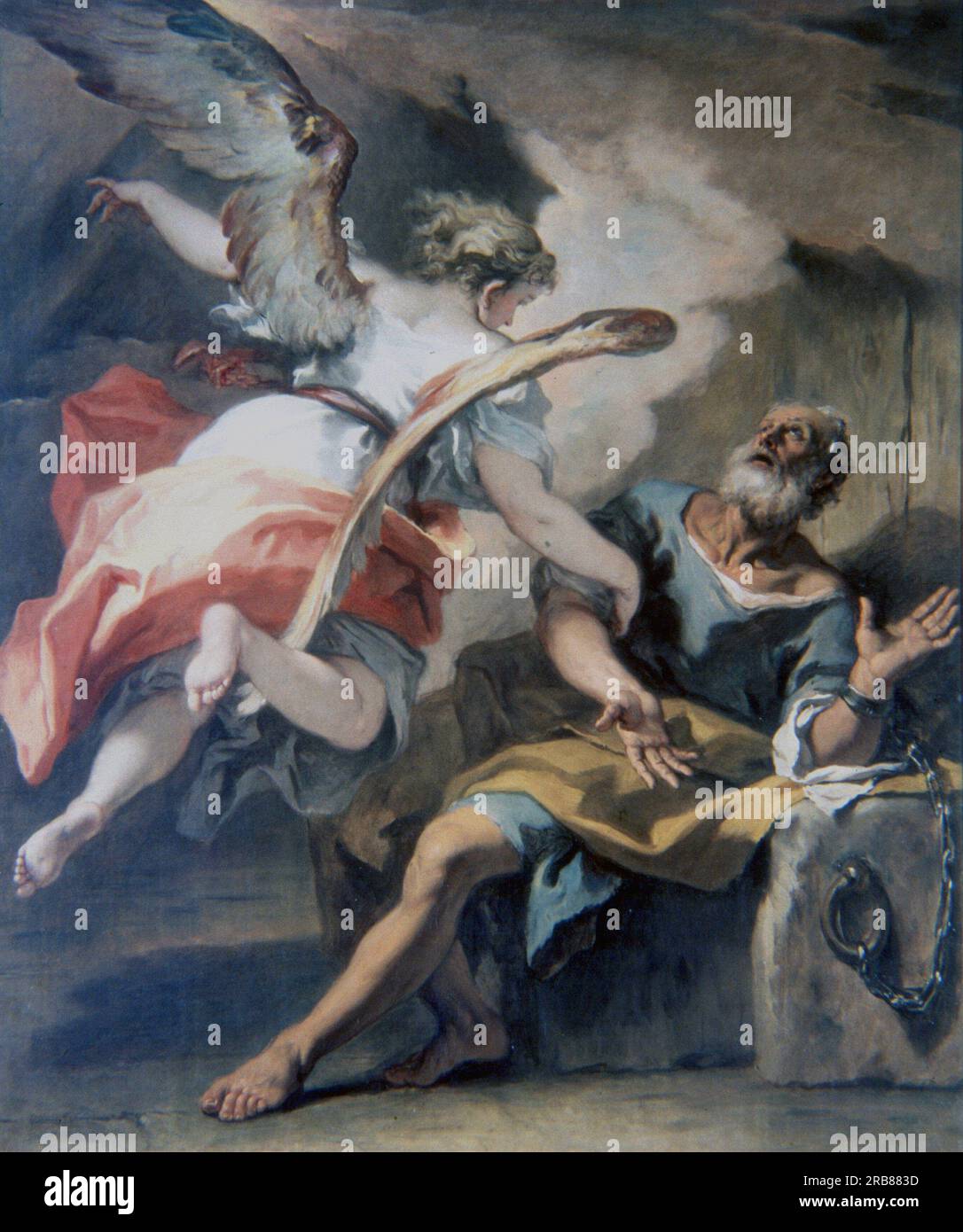 RICCI , SEBASTIANO. PINTOR ITALIANO 1659 - 1734. " SAN PEDRO LIBERADO ...