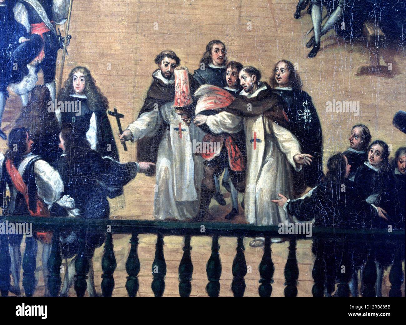 RIZI , FRANCISCO. PINTOR ESPAÑOL . MADRID 1614 - 1685. " AUTO DE FE EN ...