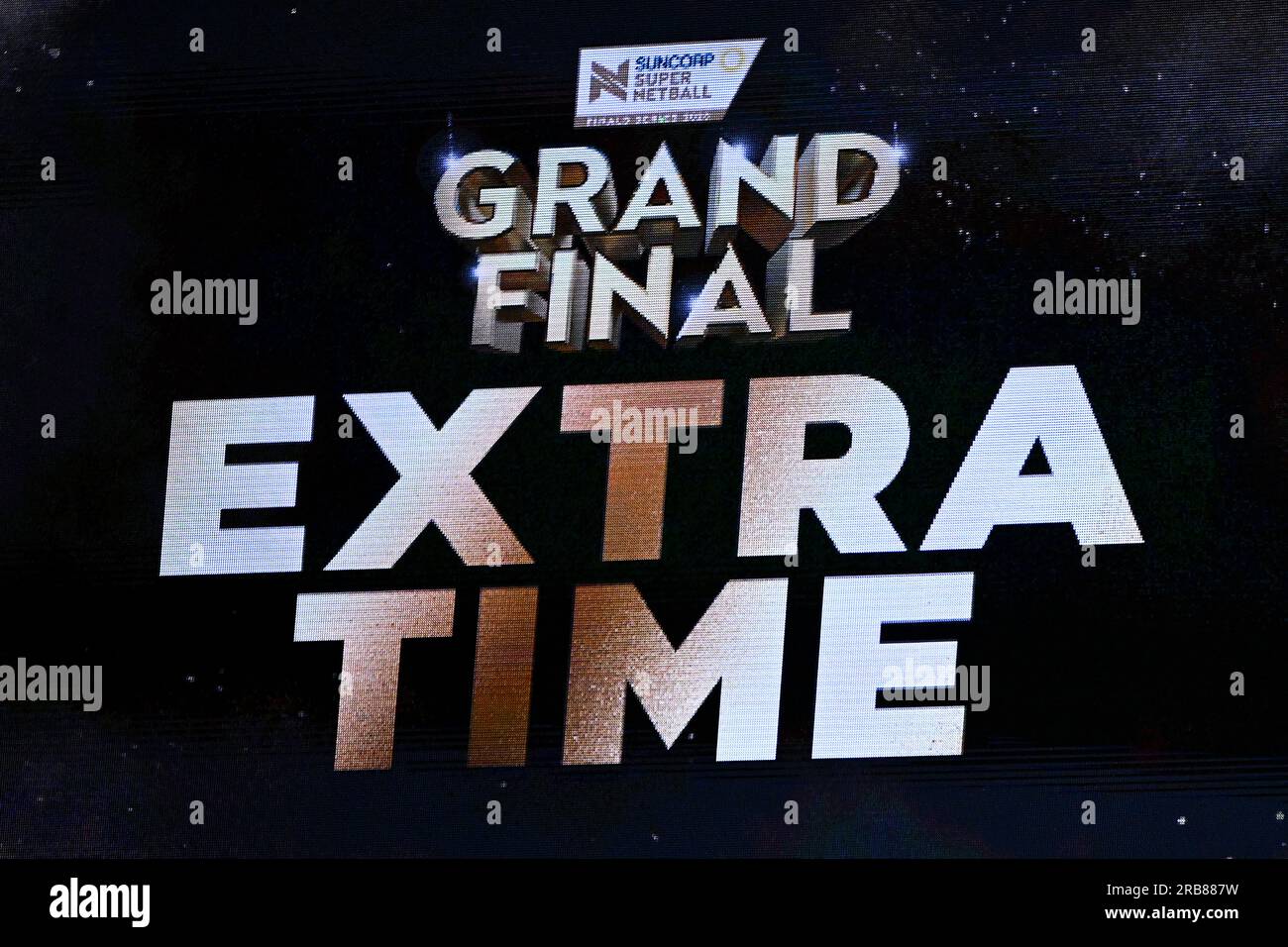Melbourne, Australia. 08th July, 2023. A screen shows the words ‘Extra ...
